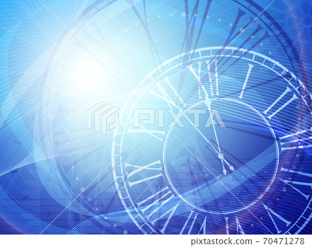 Clock background illustration_time flow_image - Stock Illustration ...