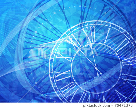 Clock background illustration_time flow_image - Stock Illustration ...