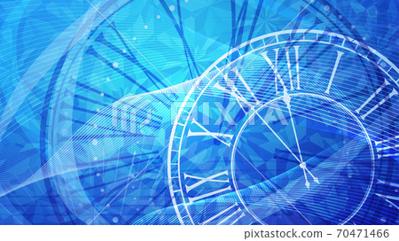 Clock background illustration_time... - Stock Illustration [70471466 ...