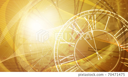 Clock background illustration_time... - Stock Illustration [70471475 ...