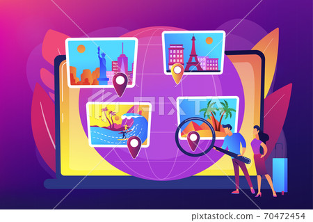 Smart tourism system concept vector illustration - Stock Illustration ...