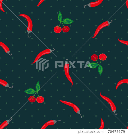 Seamless pattern with wrapping elements. - Stock Illustration [70472679 ...