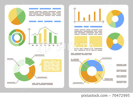 Diagrams and Graphics on Data Boards, Business - Stock Illustration ...