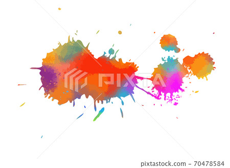 Multi color blots background. Grunge texture... - Stock Illustration ...