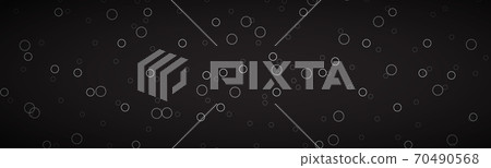 Black abstract header with grey rings. Simple... - Stock Illustration ...