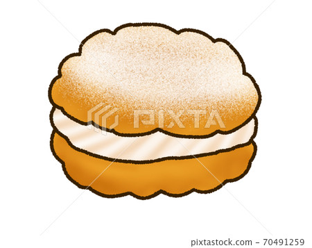 Cream puff - Stock Illustration [70491259] - PIXTA
