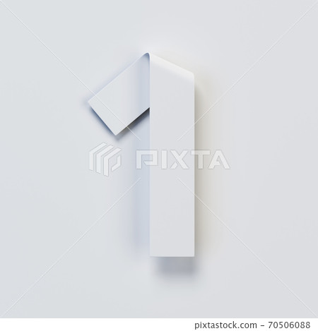 Origami paper font, folded ribbon font 3d... - Stock Illustration [70506088] - PIXTA
