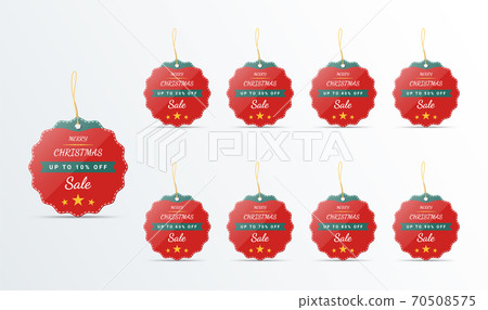 Christmas price tag design template for... - Stock Illustration ...