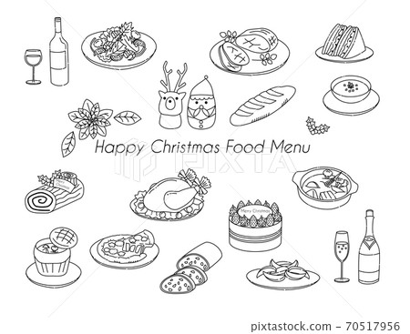 Christmas food menu icon - Stock Illustration [70517956] - PIXTA