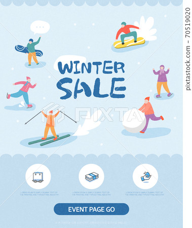 Winter,event,shopping 10 - Stock Illustration [70519020] - PIXTA