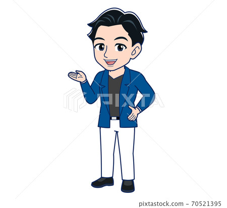 explaining, baby boy, boy - Stock Illustration [70521395] - PIXTA