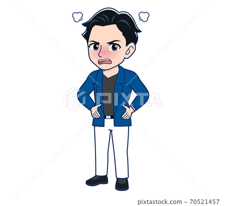 get angry, get mad, baby boy - Stock Illustration [70521457] - PIXTA