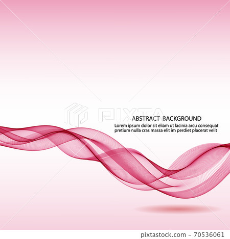 Abstract vector wave with shadow. purple curves. - Stock Illustration ...