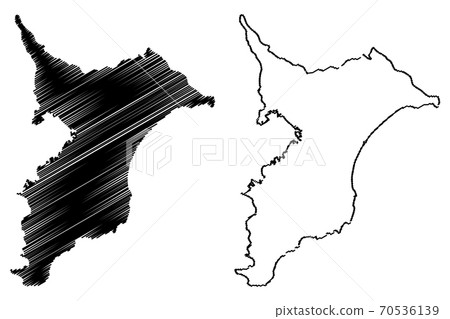 Chiba Prefecture - Stock Illustration [70536139] - PIXTA