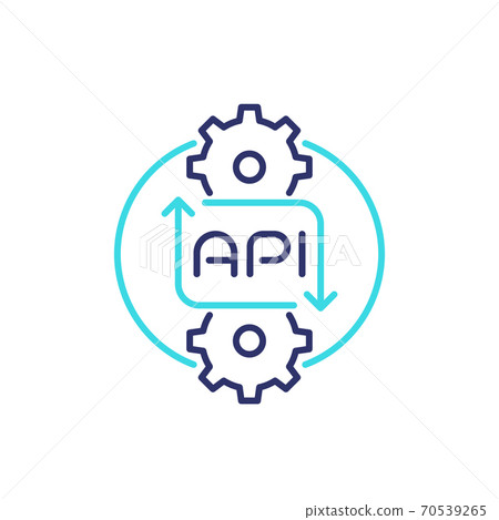 api line icon for web - Stock Illustration [70539265] - PIXTA