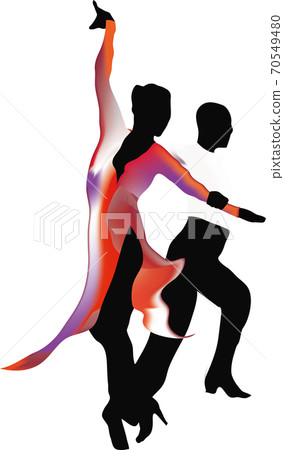 Samba pose (red) - Stock Illustration [70549480] - PIXTA