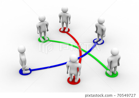Business network. - Stock Illustration [70549727] - PIXTA