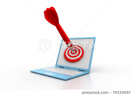Computer target - Stock Illustration [70550097] - PIXTA