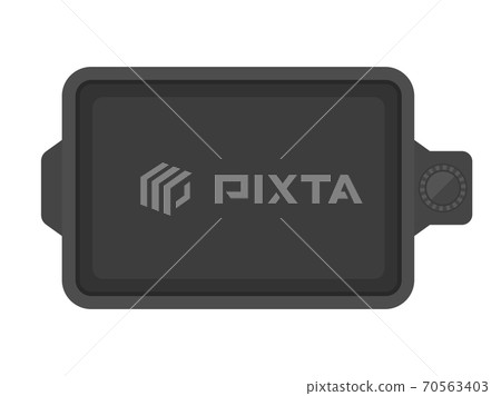 Hot plate illustration - Stock Illustration [70563403] - PIXTA