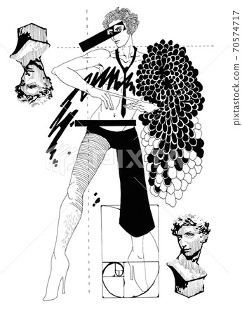 Drawing - Stock Illustration [70574717] - PIXTA