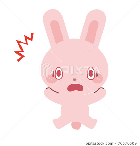 Surprised rabbit - Stock Illustration [70576509] - PIXTA