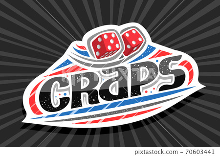 Vector logo for Craps Gamble - Stock Illustration [70603441] - PIXTA