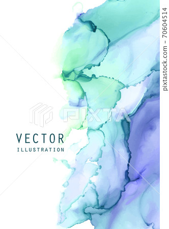 Alcohol ink vector texture. Fluid ink abstract... - Stock Illustration ...