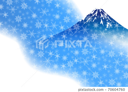 Mt. Fuji snow winter background - Stock Illustration [70604760] - PIXTA