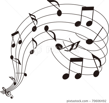 Staff score - Stock Illustration [70606492] - PIXTA