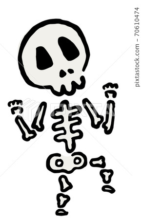 Surprised Skeleton - Stock Illustration [70610474] - PIXTA