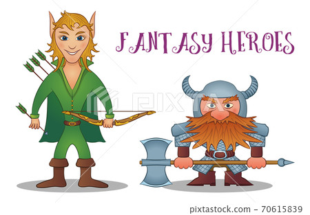Fantasy Heroes - Stock Illustration [70615839] - PIXTA
