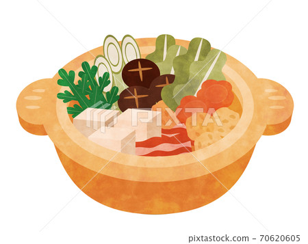 Yosenabe watercolor style - Stock Illustration [70620605] - PIXTA