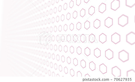 CG Hexagon Multiple hexagons lined up - Stock Illustration [70627935 ...