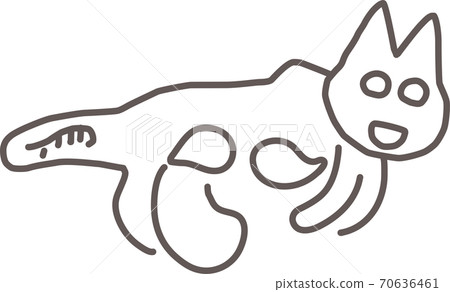 Nazca Lines (ancient cat) - Stock Illustration [70636461] - PIXTA