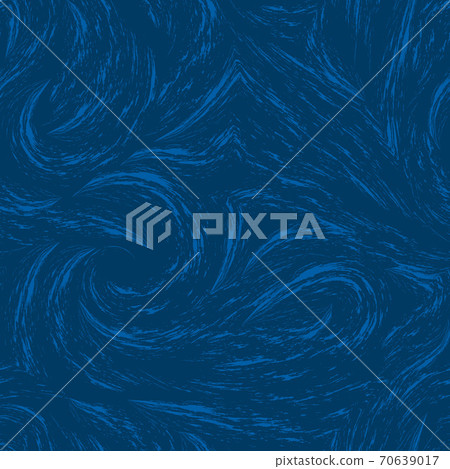 Vector seamless pattern of blue swirl or waves... - Stock Illustration ...