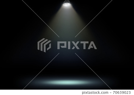Wall-mounted picture frame spotlight background... - Stock Illustration ...