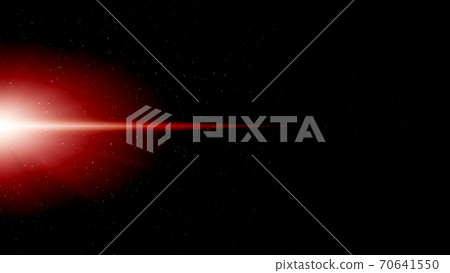 White particles illuminated by red light from... - Stock Illustration ...