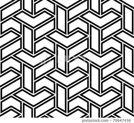 Geometric Seamless Vector Pattern - Stock Illustration [70647436] - PIXTA