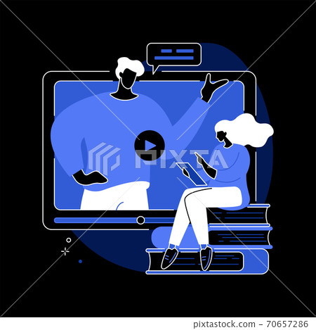 Webinar abstract concept vector illustration. - Stock Illustration ...