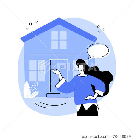 Real estate abstract concept vector illustration. - Stock Illustration ...