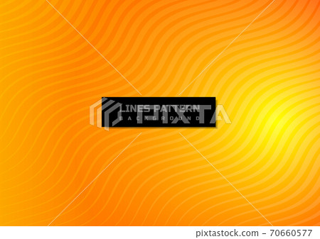 Abstract yellow and orange curve lines pattern... - Stock Illustration ...