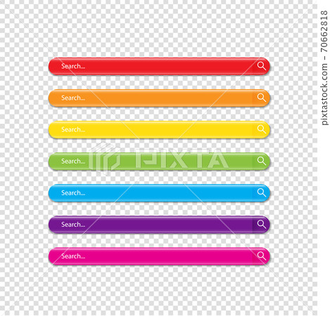 Search bar vector template for internet... - Stock Illustration ...