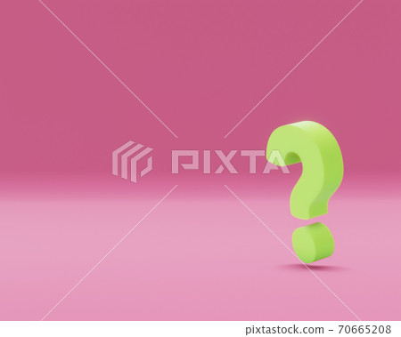 yellow question mark on pink plain background.... - Stock Illustration ...