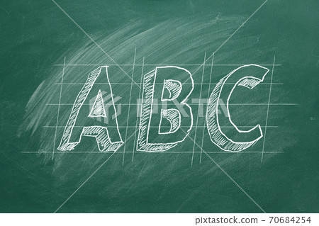 ABC-the first letters of the English alphabet... - Stock Illustration ...