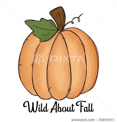 Wild About Fall - Thanks giving design in... - Stock Illustration ...