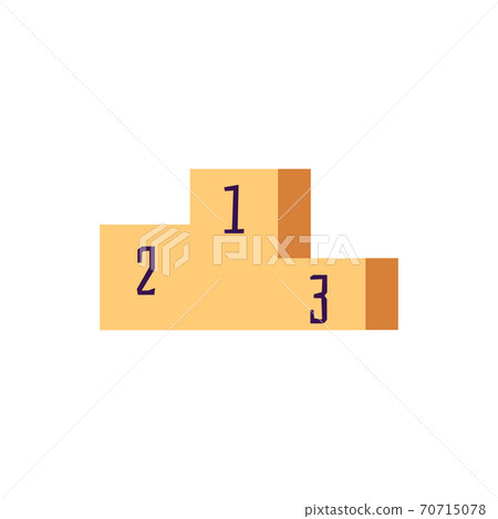 Car driver race podium championship, flat... - Stock Illustration ...