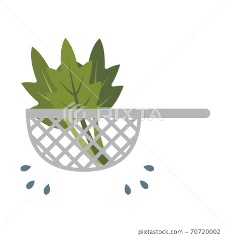 Draining illustration of vegetables - Stock Illustration [70720002] - PIXTA