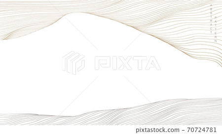 Abstract landscape background with line... - Stock Illustration ...