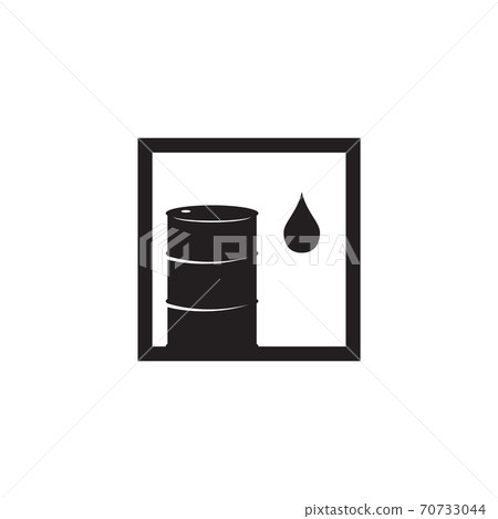 Oil drum sign logo design template - Stock Illustration [70733044] - PIXTA