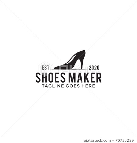 Shoes maker logo design template - Stock Illustration [70733259] - PIXTA